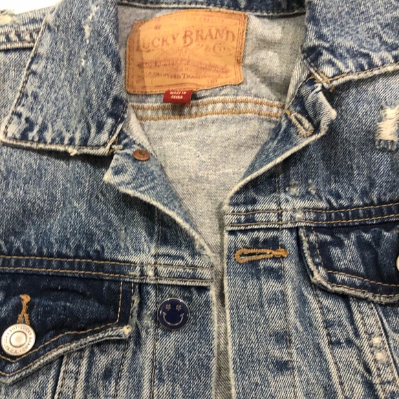 Lucky Brand | Jackets & Coats | Dont Worry Be Lucky Lucky Brand Denim ...